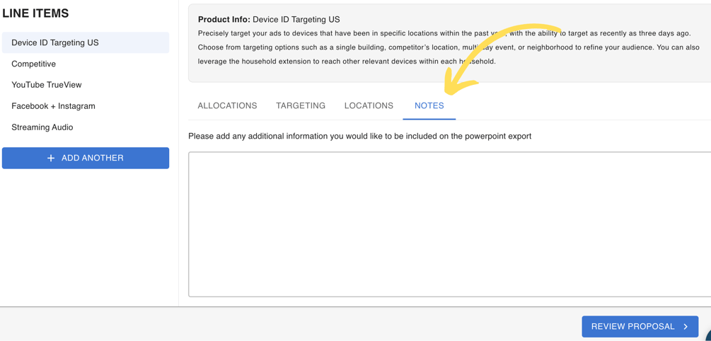 How to Add Custom Notes to a Proposal